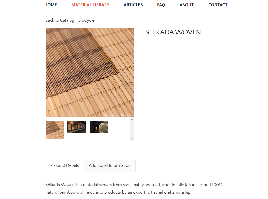 Circular Material Library - SHIKADA SANGYO INC.